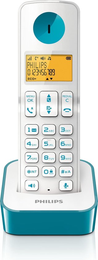 Philips D2101WT/22 téléphone Téléphone DECT Identification de l ...