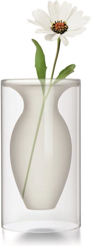 Philippi ESMERALDA Vase L - Mondgeblazen Glas - Transparant | bol