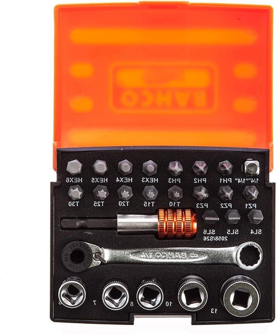 Bit Socket Set 26-Piece 2058/S26 - Complete Bahco Toolkit | bol