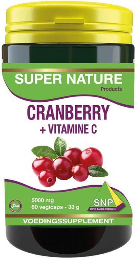 Snp Cranberry Vitamin C 5000 Mg - 60 Capsules | bol