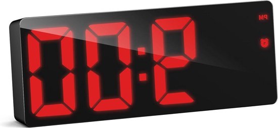 Electronic alarm clock - LED display met snooze & geluidsbediening - 3 ...