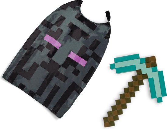 MINECRAFT (MOJANG), Minecraft Pickaxe & Cape Set, Maat One Size Kind ...