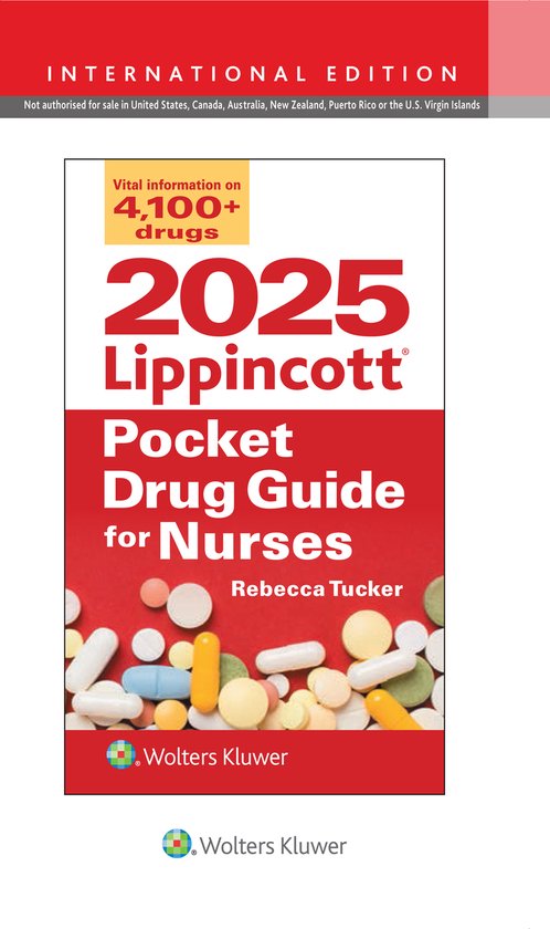 2025 Lippincott Pocket Drug Guide for Nurses | 9781975240820 | Rebecca Tucker | Boeken | bol