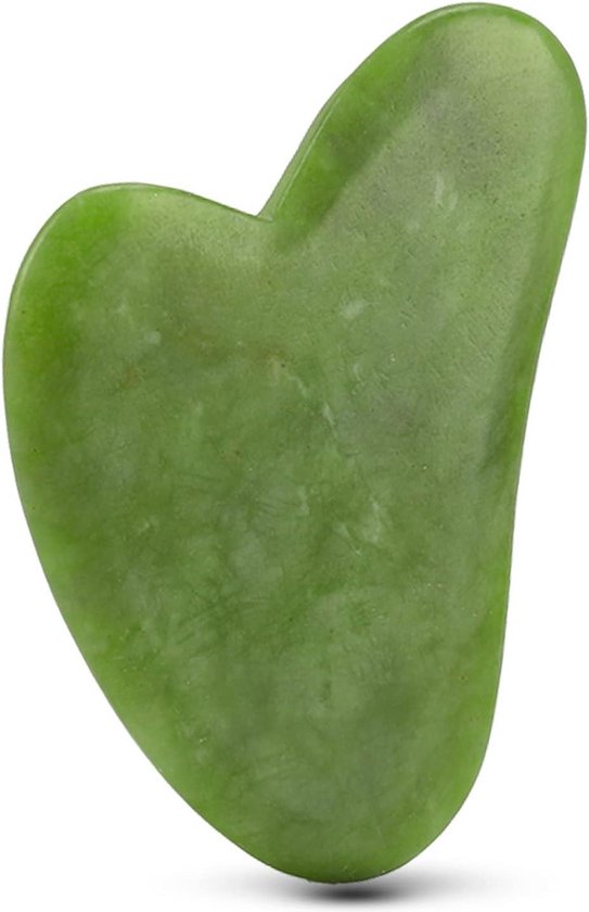Gua Sha Scraping Massage Tool - Gezichtsverzorging Jade Stone Set voor ...