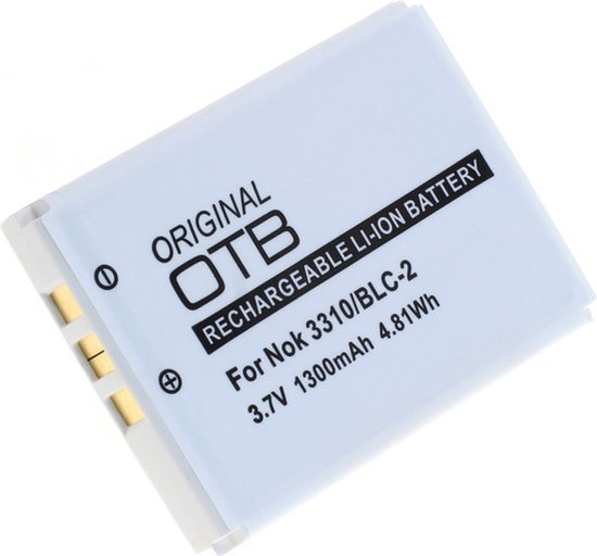 Batterij voor Nokia 3310 / 3330 / 3410 / 3510 / 3510i / 6650 / 68000 (BLC-2) 1300mAh... | bol