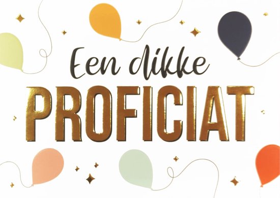 Kaart - Daisy - Een dikke proficiat - DSY054-B | bol