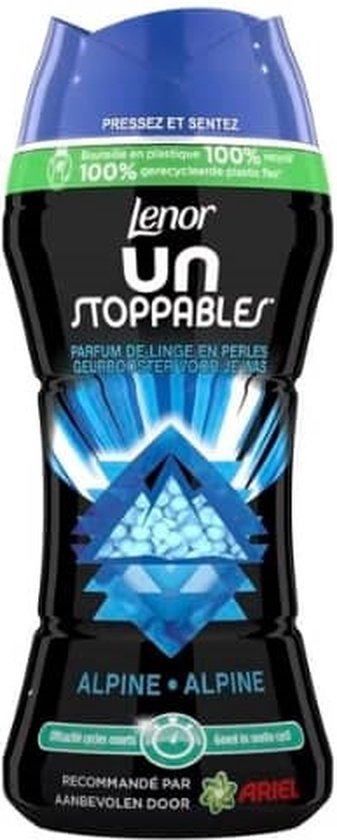 Lenor - Unstoppables - Geurparels - Alpine - Wasverzachter - 224 g | bol