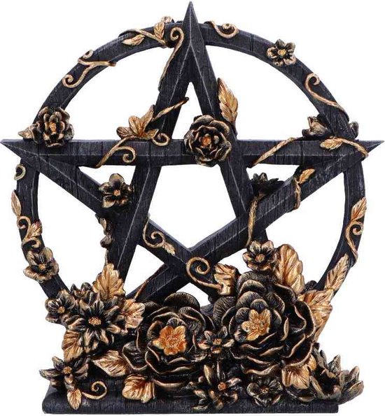 Nemesis Now - Floral Pentagram 16.5cm Beeld/figuur - Multicolours | bol