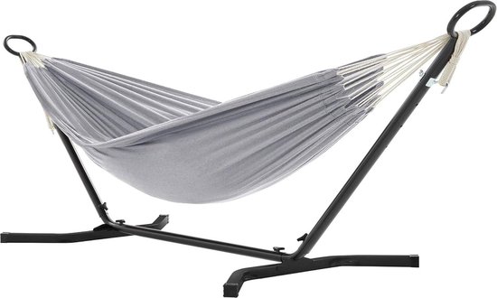 Hangmat met frame - verstelbaar in 5 hoogtes - belastbaar tot 240 kg ...