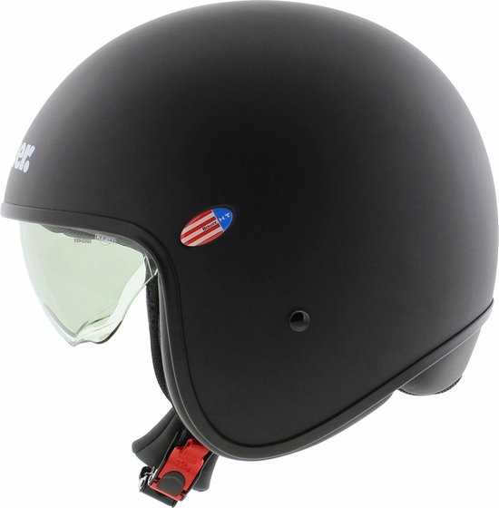 Blauer Pilot 1.1 jet helm mono mat zwart - Maat S - Motorhelm ...