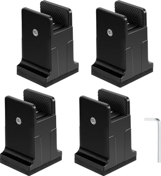 Moendergo Furniture Riser, Table Raiser, 3.4 Inch Bed Height with Screw ...