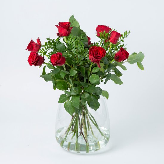 BloomGift | Boeketten | Boeket Rode Rozen | Romantisch cadeau | 10 ...