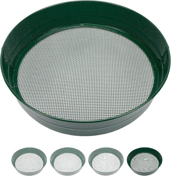 Tuinzeef - Zandzeef Ronde - 33cm Ø - Aardezeef voor zaden, aarde ...