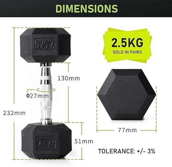 dumbbell set 2.5kg x 2 | bol