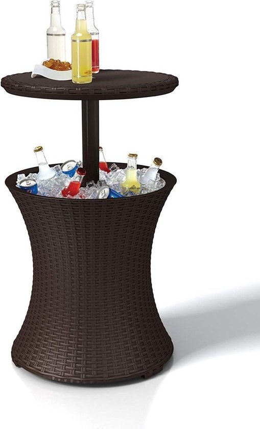 3-in-1 Cocktailtafel en Salontafel - Pacific Cool Bar in Rotanlook - UV ...