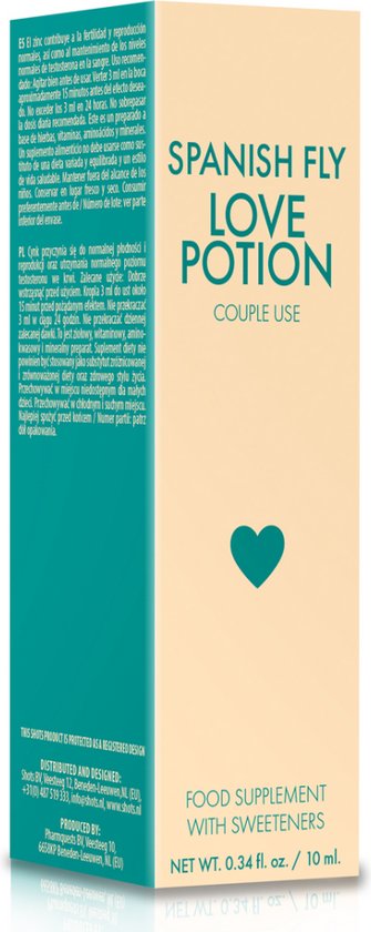 Pharmquests by Shots - Spanish Fly - Love Potion - 0.34 fl oz / 10 ml | bol