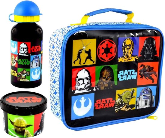 Retro Lunch Bag - Star Wars Universe Theme Portable Lunch Bag | bol