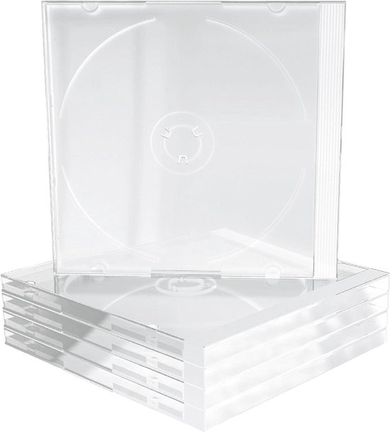 CD-hoes 1 disc transparante lade 104 mm met doosje BOX24 | bol