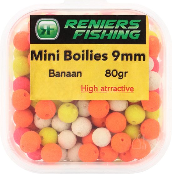 Reniers Fishing Flavoured Pre-Drilled Mini Boilies 8mm (80gr) - Smaak ...