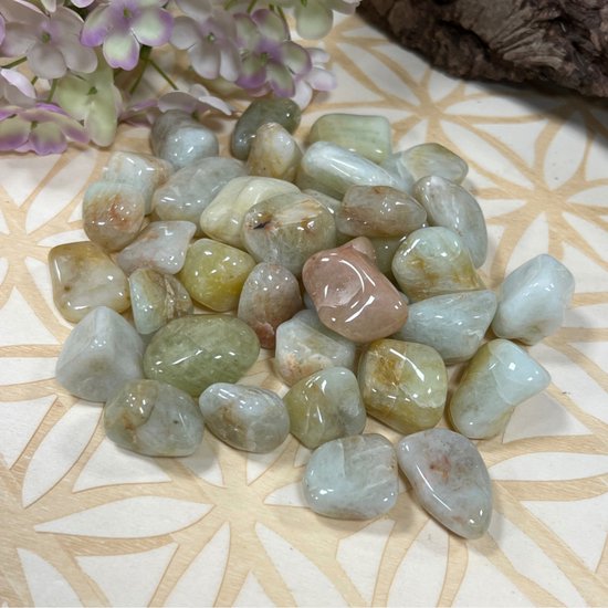 Beryl trommelstenen 500 gr. (mt3) | bol