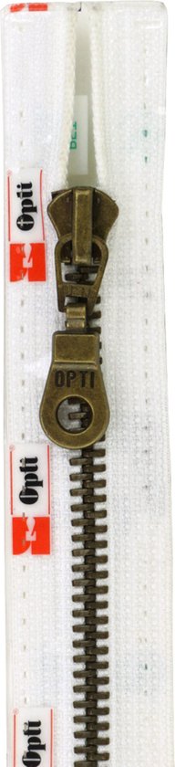 Opti 9200 M60 bronskleurige metaalrits 6mm niet deelbaar 20 cm wit | bol