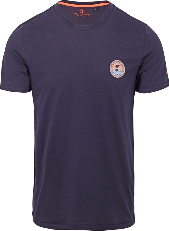 NZA T-Shirt Riley Blauw - Maat XXL - Heren - Print T-shirts | bol