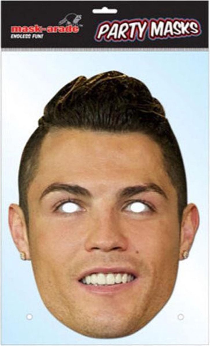 Cristiano Ronaldo Mask (Multi Coloured) | bol.com