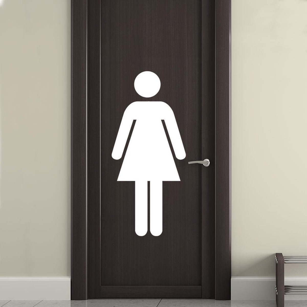 Toilet sticker vrouw / wc sticker | bol