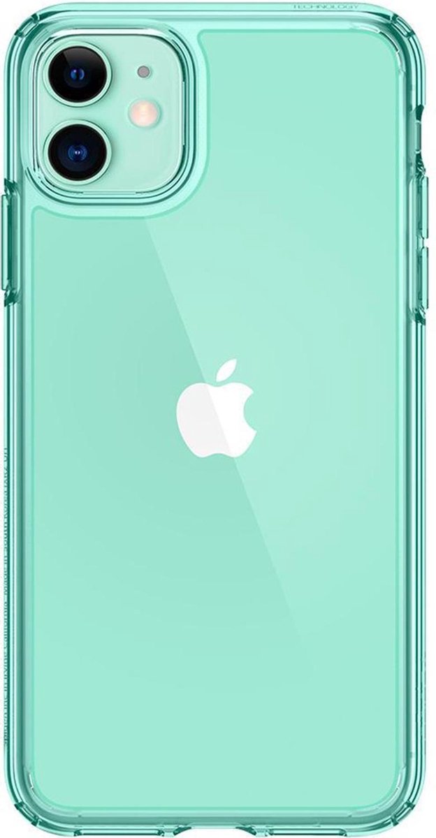 Spigen iPhone 11 Ultra Hybrid GreenCryst | bol.com