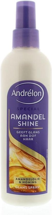 ANDRELON AMANDEL SHINE GEEFT GLANS AAN DOF HAAR 250 ML | bol