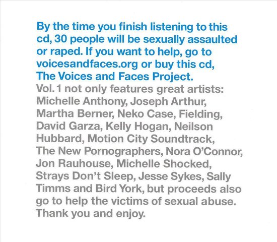 Voices and Faces Project, Vol. 1, Matthew Ryan | CD (album) | Muziek ...