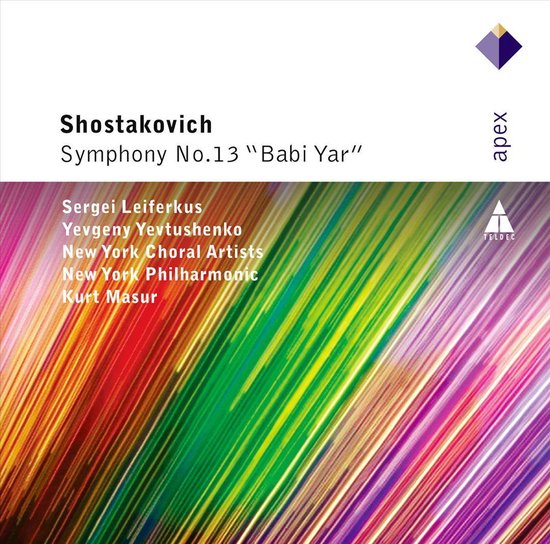 Dmitri Shostakovich: Symphony No. 13 "Babi Yar", New York Philharmonic | CD (album) |... | bol.com
