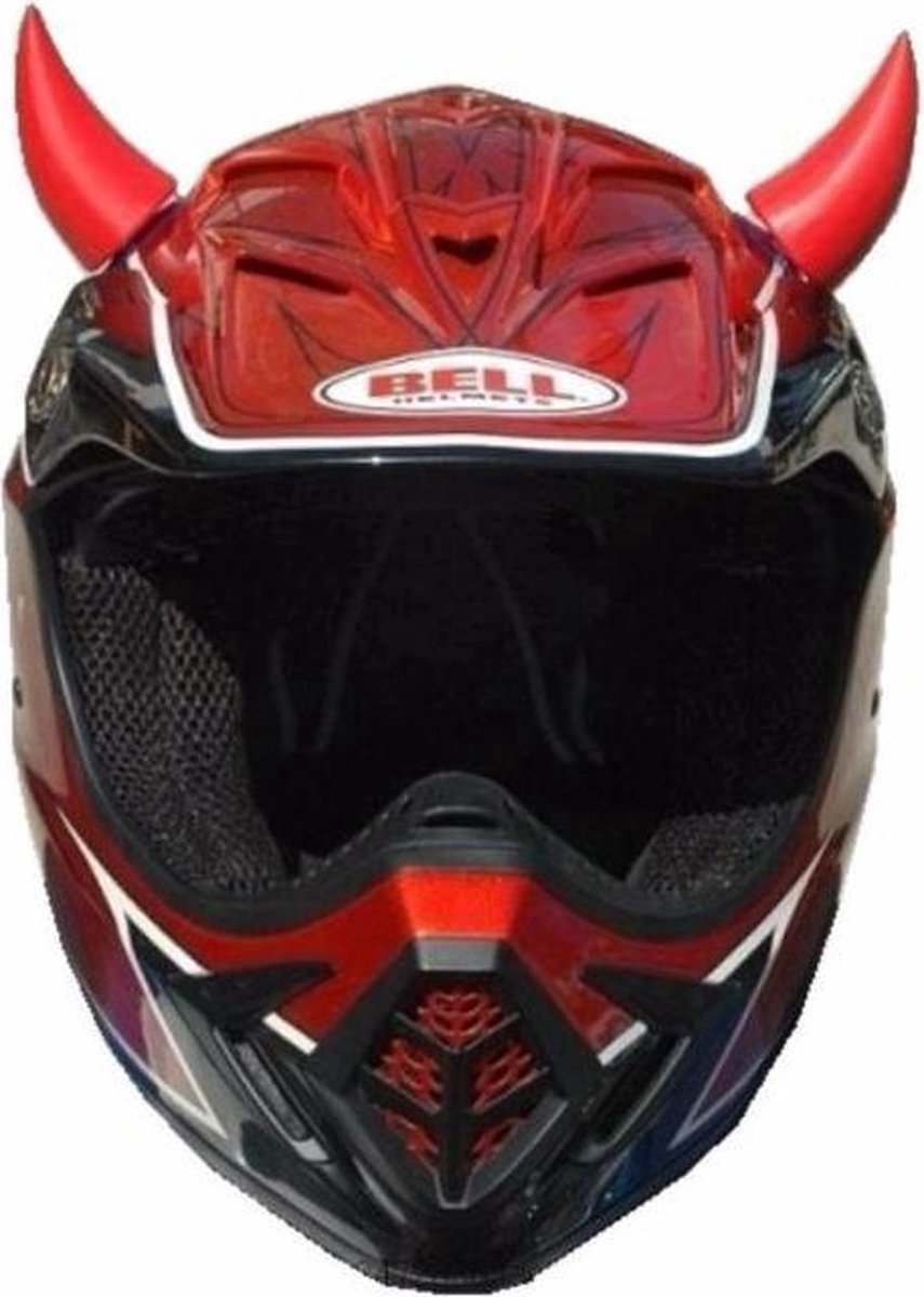 Rode duivel hoorntjes / oortjes rood (set van 2 stuks) Devil horns ...