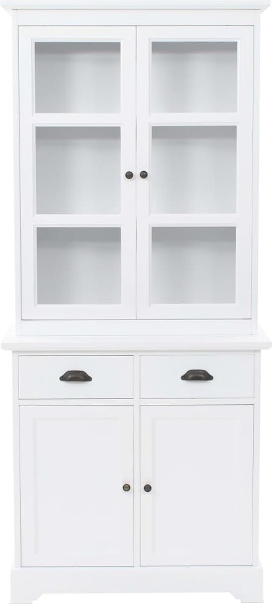 Prolenta Premium - Buffetkast - 80 x 40 x 180 cm (L x B x H) - Glas ...