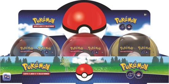 Pokémon TCG - Pokémon GO bal Pokéball Tin Display (Display x6) | Games ...