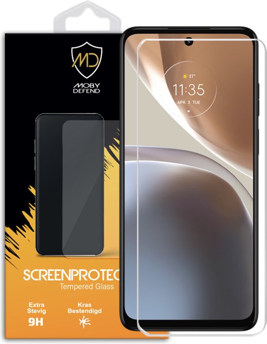 Motorola Moto G32 Screenprotector - MobyDefend Case-Friendly Gehard ...
