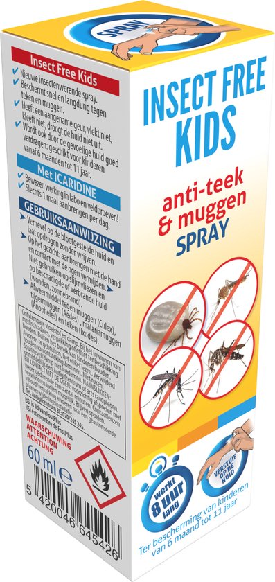 BSI - Insect Free Outdoor Anti-teek & Muggen - De anti-insecten spray ...