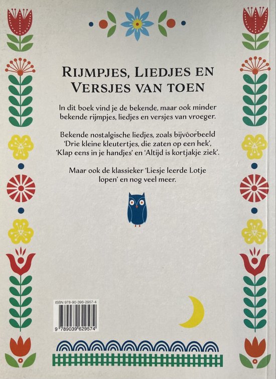 Rijmpjes, liedjes en versjes van toen, Raphael Winkel | 9789039629574 ...
