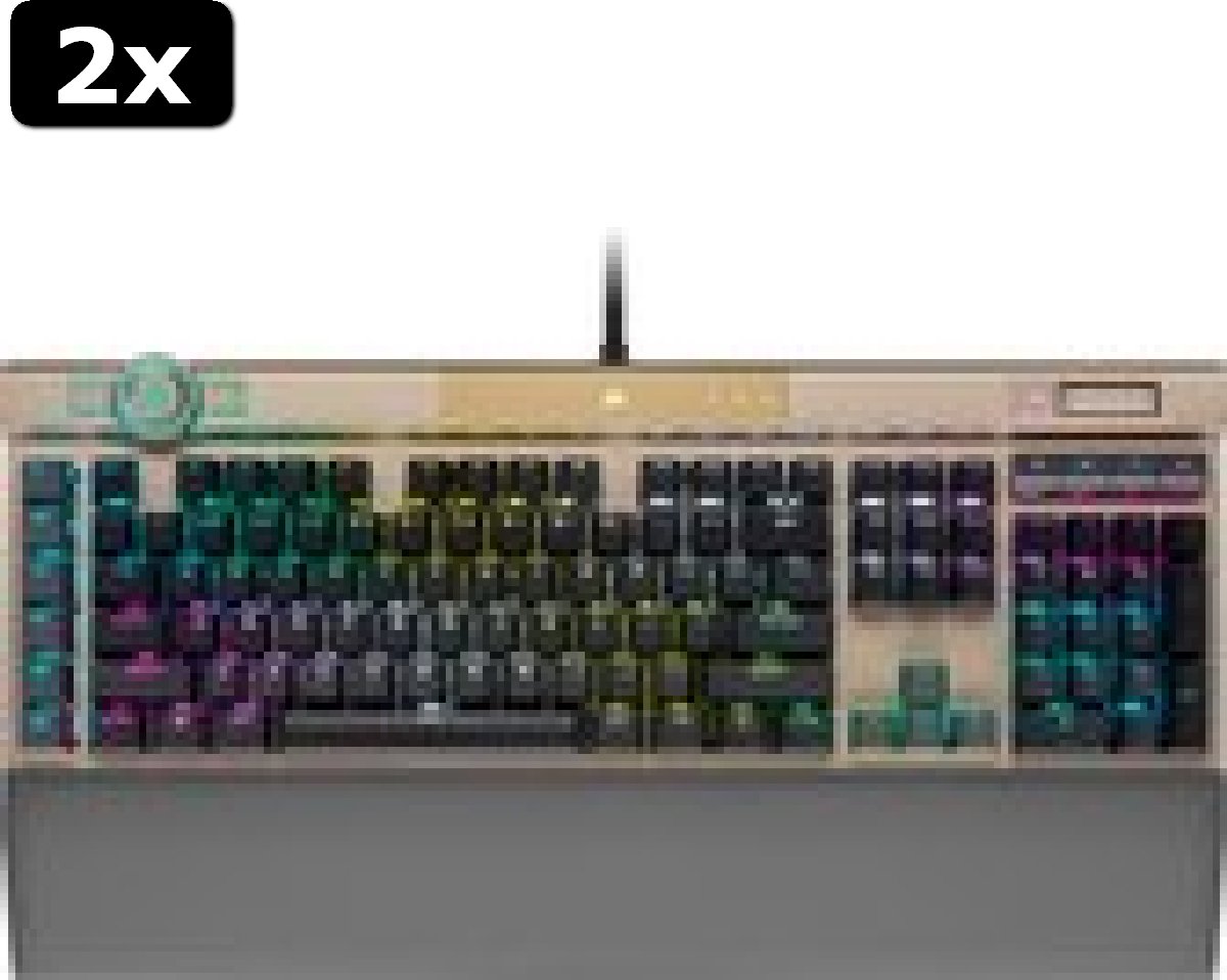 2x Corsair K100 RGB Clavier Gaming Optique-Mécanique - Corsair OPX ...