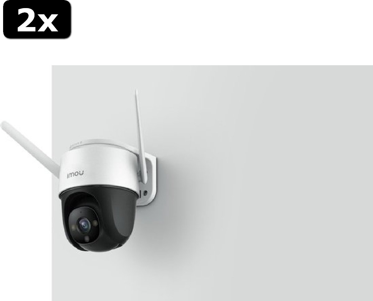 2x Imou Cruiser IP-camera - 2MP - PTZ - Voor buiten - Full HD (1080p) | bol