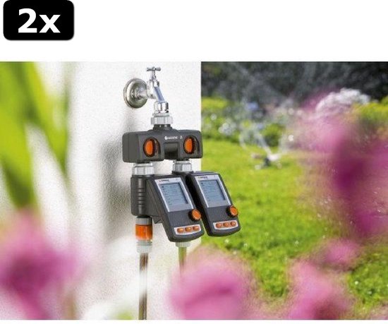 2x GARDENA - Waterverdeler - Slangkoppeling - 26.5 mm | bol.com