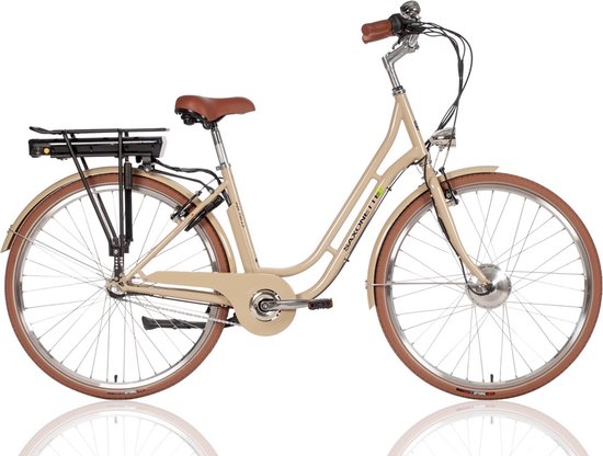 Elektrische damesfiets Style Plus, 45 cm, Nxs 3, bruin | bol.com