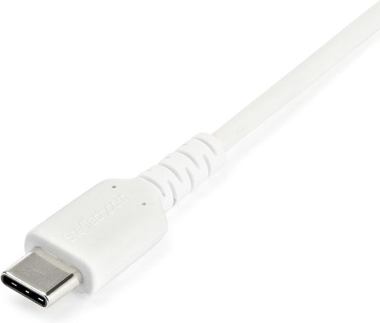 Kabel USB A naar USB C Startech RUSB2AC1MW Wit | bol.com