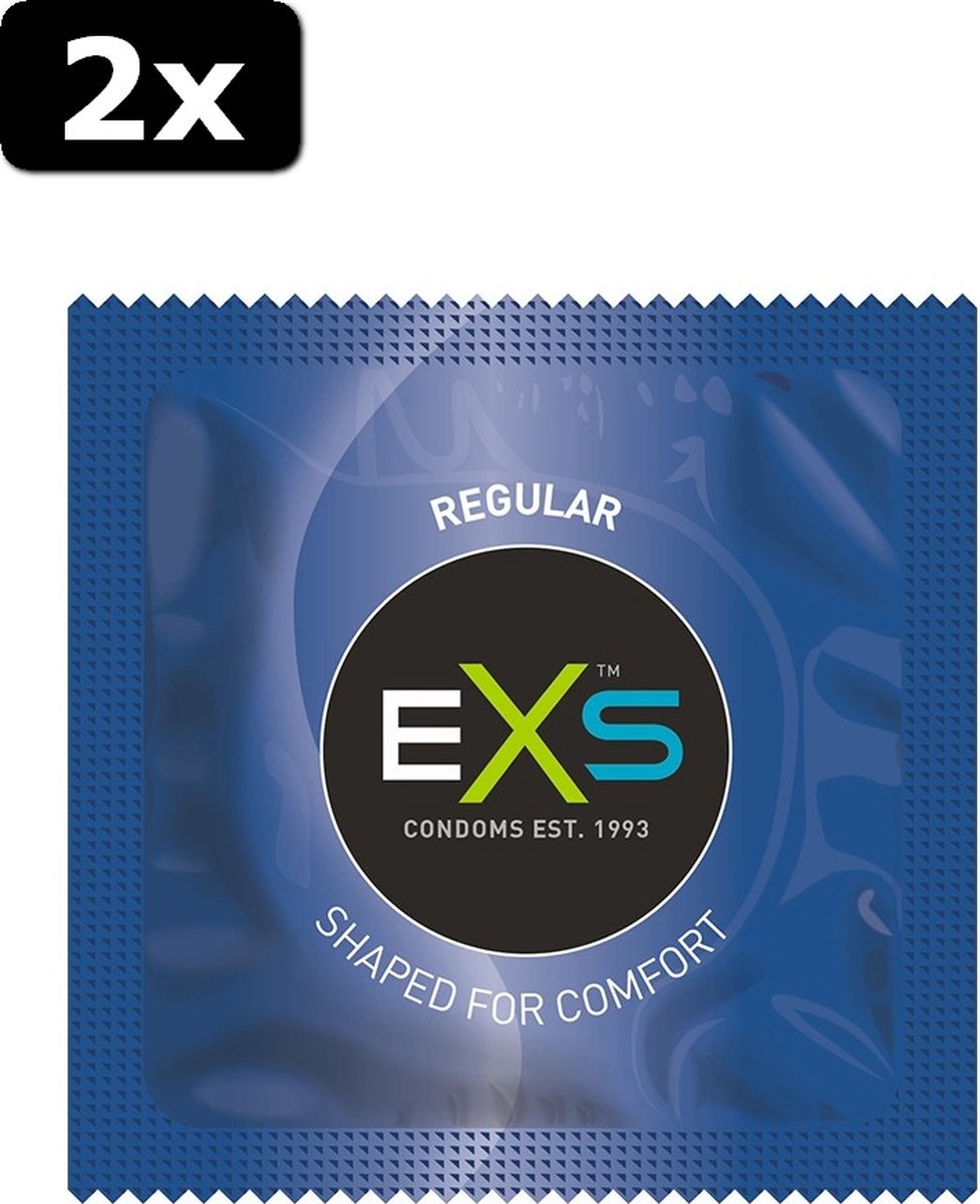 2x Exs Regular Condoms - 100 pack | bol.com