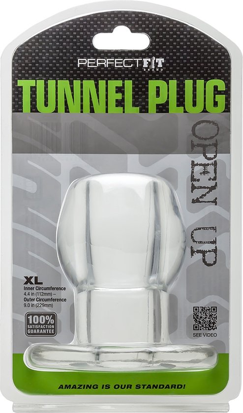 Tunnel Plug - X- Large - Transparent | bol.com