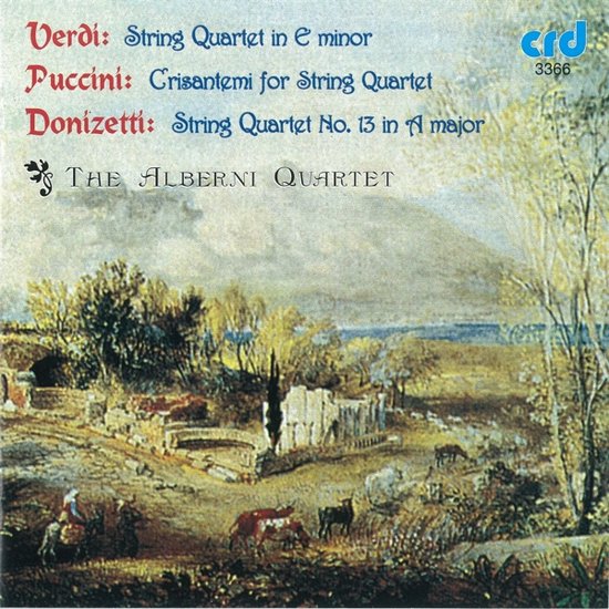 Verdi: String Quartet; Puccini: Crisantemi; Donizeti, Puccini | Muziek ...