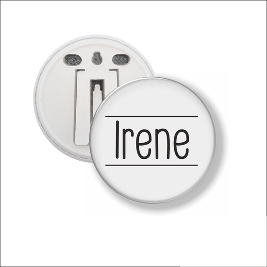 Button Met Clip 58 MM - Irene | bol.com