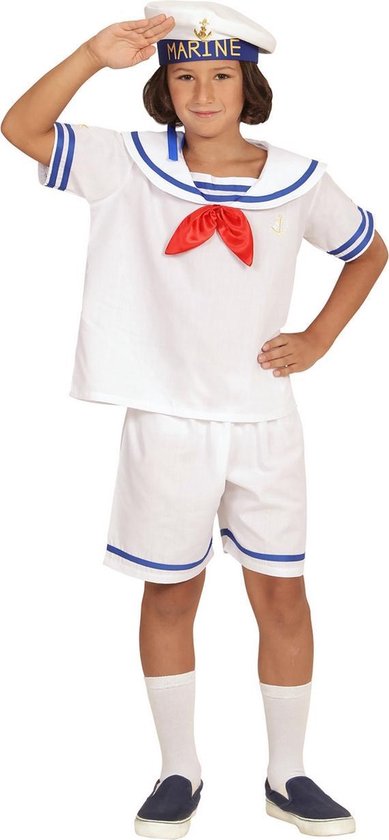 "Retro matrozen kostuum voor meisjes - Verkleedkleding - 128-140" | bol