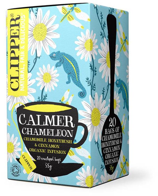 Clipper - Calmer chameleon Bio Infusion - 20 zakjes | bol