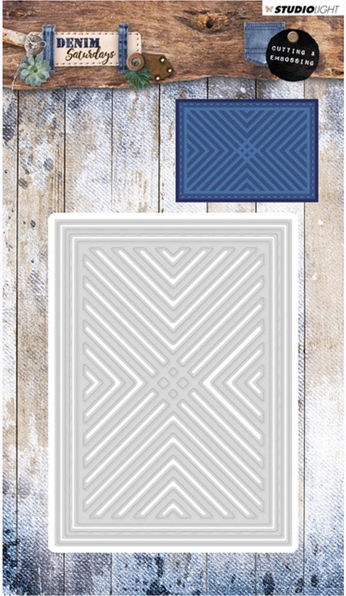 Denim Saturdays - Embossing Die-cut Stencil - Maak mooie kaarten en ...